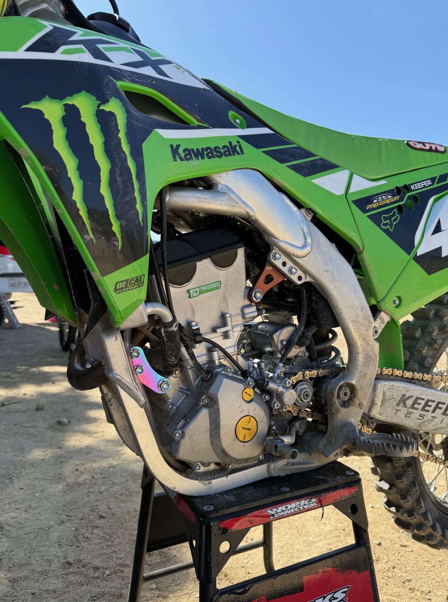 FCP TITANIUM ENGINE MOUNTS - KX250 '25-26 : Tokyomods